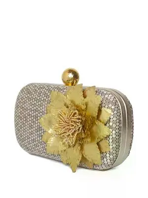 SARAH’S BAG Honeycomb Magnolia Box Clutch