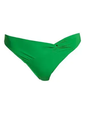 JETS AUSTRALIA Twist-front Hipster Bikini Bottom - Green