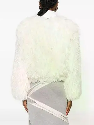 Apparis Zip-up Faux-fur Jacket - White