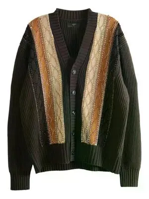 Amiri Ribbed Cardigans For Men