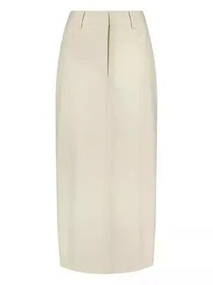 MALINA Asta Back-slit Midi Skirt