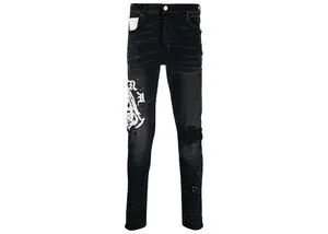 Amiri X Wes Lang Reaper Logo Jeans