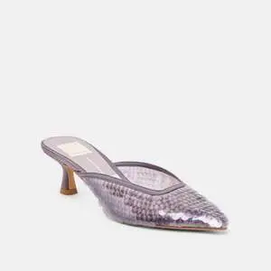 DOLCEVITA Cleo Sequin Mules - Smoke Sequin