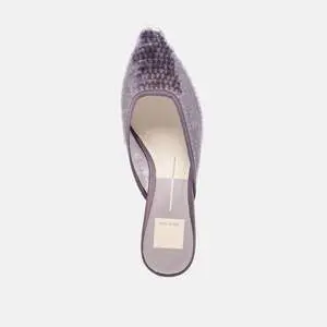 DOLCEVITA Cleo Sequin Mules - Smoke Sequin