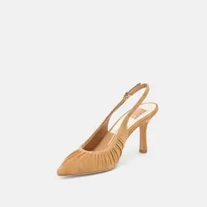 DOLCEVITA Keira Pleated Slingback Heels