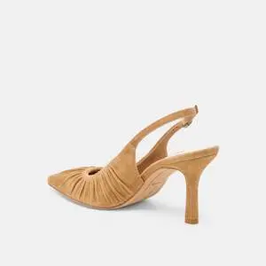 DOLCEVITA Keira Pleated Slingback Heels