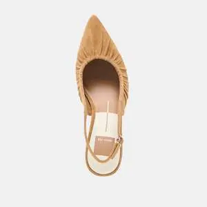 DOLCEVITA Keira Pleated Slingback Heels