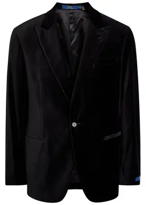 Men's Black Velvet Blazers