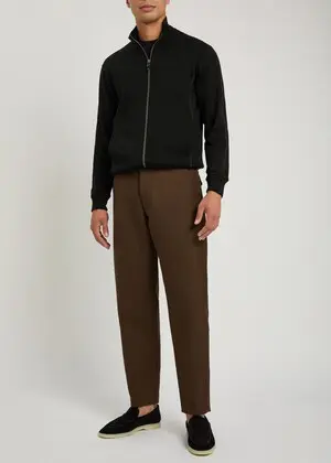 Canali Wool Track Jacket