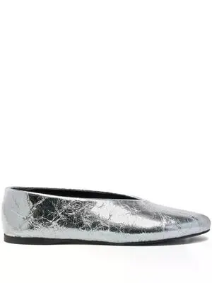 Proenza Schouler Silver Tone Flats For Women