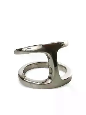 Hoorsenbuhs Polished-finish Double Ring - Silver