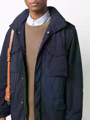 Aspesi Crinkled-finish Military Jacket