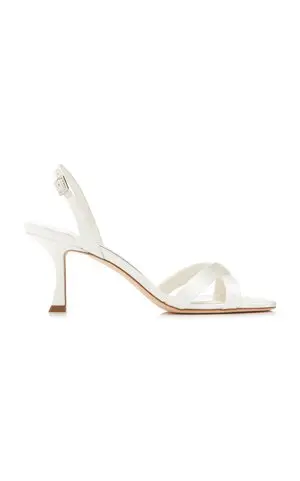 JIMMY CHOO Elsy Strappy Sandals - White