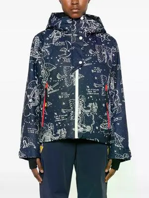 Rossignol Constellation-print Hooded Ski Jacket