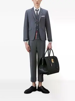 Thom Browne 4-bar Stripe Cardigan - Grey