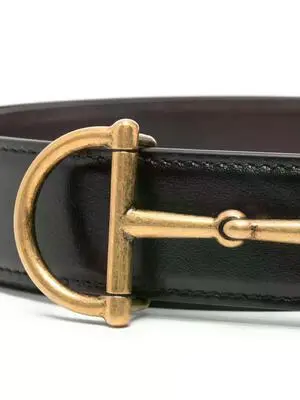 Gucci Horsebit Reversible Leather Belt