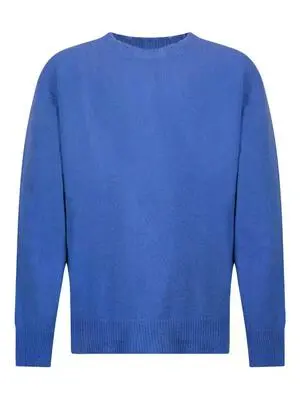 AMARANTO Ribbed Knit Crew-neck Sweater