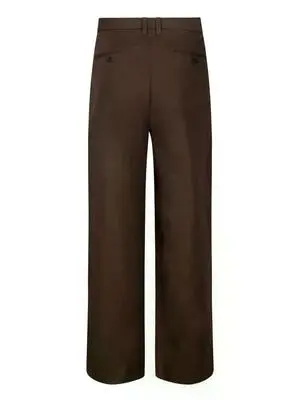 SELECTED Button Zip Trousers