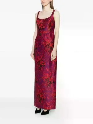 Sachin & Babi Lana Gown - Red