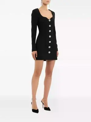 Rebecca Vallance Annaleigh Button Mini Dress