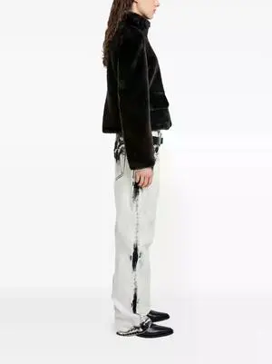 Proenza Schouler White Label Scarlett Shearling Jacket - Black