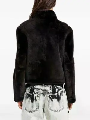 Proenza Schouler White Label Scarlett Shearling Jacket - Black