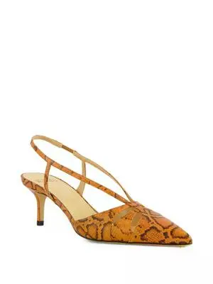 FRANCESCO RUSSO Kitten-heel Slingback Pumps