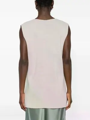 INTRECCI Sleeveless V-neck Top