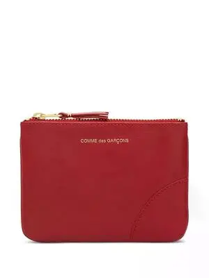 Comme Des Garçons Leather Wallet - Red