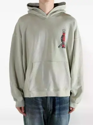 D-R-G-N Graphic-print Hoodie - Neutrals