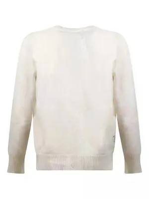 AMARANTO Distressed Knit Sweater