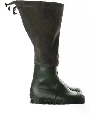 RIER Panelled Velour Rain Boots