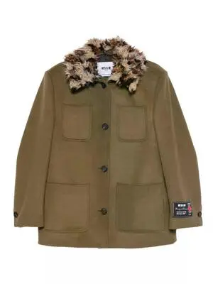 Msgm Shearling Coats For Women