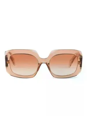 Prada Rectangle Sunglasses - Brown