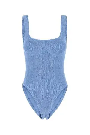 Hunza G Domino Swimsuit Blue