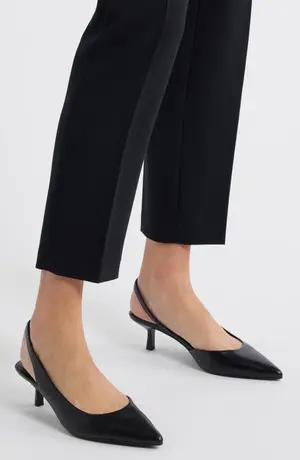 OPEN EDIT Corina Slingback Pump - Black