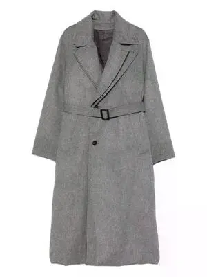 STEIN Layered Coat With Adjustable Belt