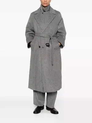 STEIN Layered Coat With Adjustable Belt