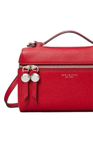 Tory Burch Romy Slim Top Handle Bag - Tory Red