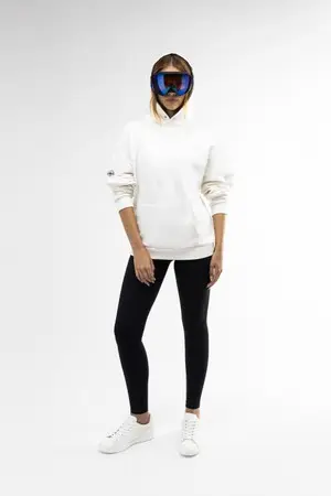 MALIBU SKI CLUB Classic 3d Hooded Sweatshirt - White