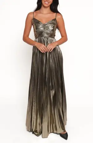 Petal & Pup Metallic Evening Dresses