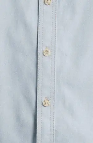 James Campbell Cana Modern Fit Cotton Button-up Shirt - Sky