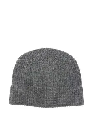 SEVEN GAUGE Ribbed Wool Beanie Grey