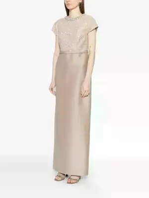 Sachin & Babi Isla Gown - Neutrals