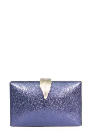LAUREN LORRAINE Dori Clutch - Pewter