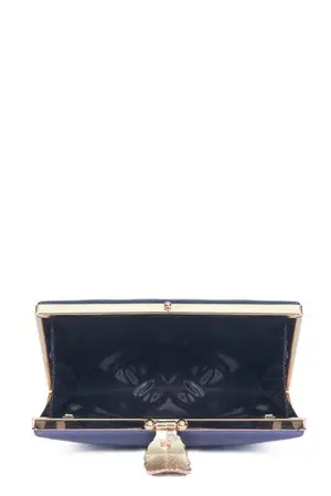 LAUREN LORRAINE Dori Clutch - Pewter