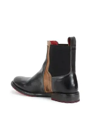 Bed Stu Ethic Chelsea Boot - Black Tan Rustic