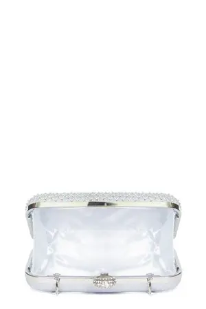 LAUREN LORRAINE Terri Clutch - Silver