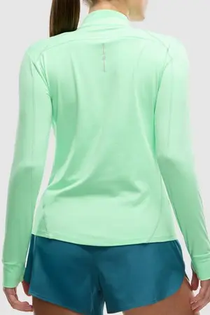 PELOTON Active Brushed Jersey Quarter-zip