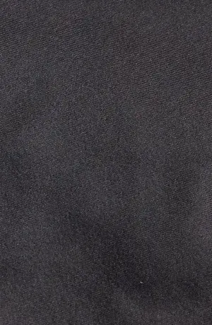 JACK VICTOR Solid Silk Tie - Black